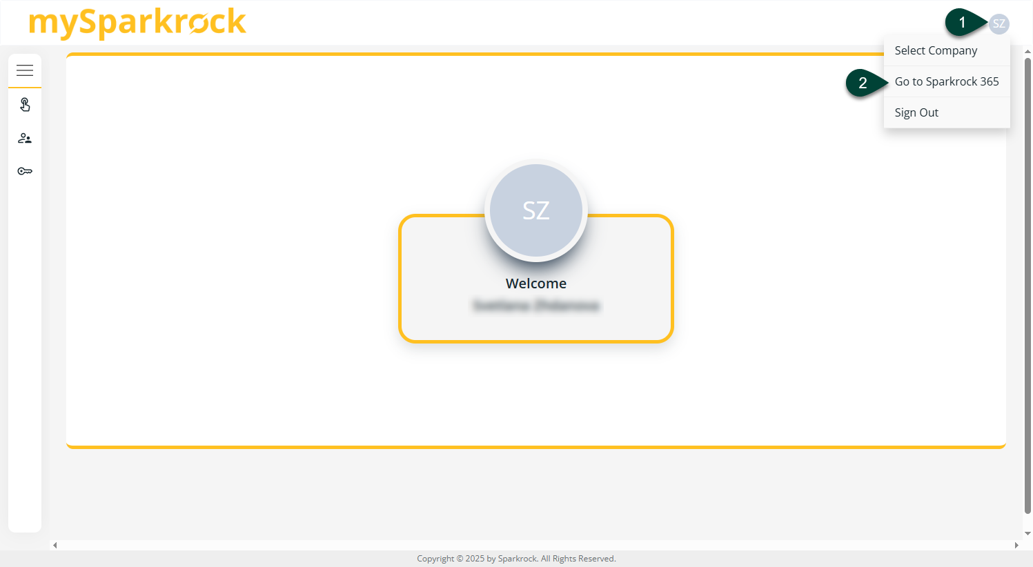 Sparkrock 365 - Logging in - King's University College